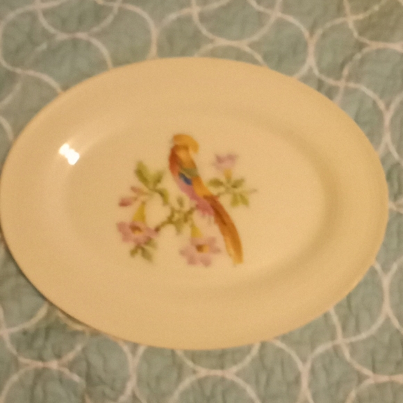 Dining | Vintage Bird Platter By Leigh Ware Usa | Poshmark